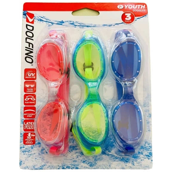 Dolfino | Swim | Uv Protection 3 Pack Dolfino Water Beach Swim Dive ...